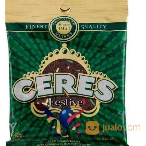 Ceres Festive Hagelslag Coklat Meses 225 Gram Kemasan Topping Roti di ...