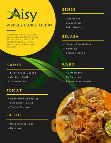 Menu Catering Rumahan Banyumanik Paket Keluarga #9 di Kota Semarang ...