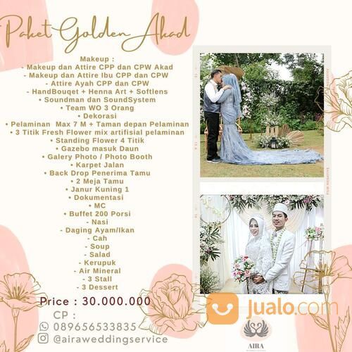 PAKET WEDDING ORGANIZER MURAH di Kota Bandung, Jawa Barat | Jualo.com