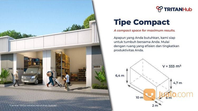 Gudang Modern Konsep Satu Atap Warehouse-Office-Workshop di Kab ...