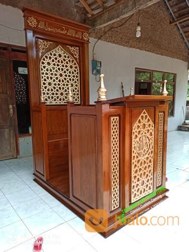 Mimbar Masjid Khutbah Podium Minimalis Real Pict Kode Tjf 675 di Kota ...