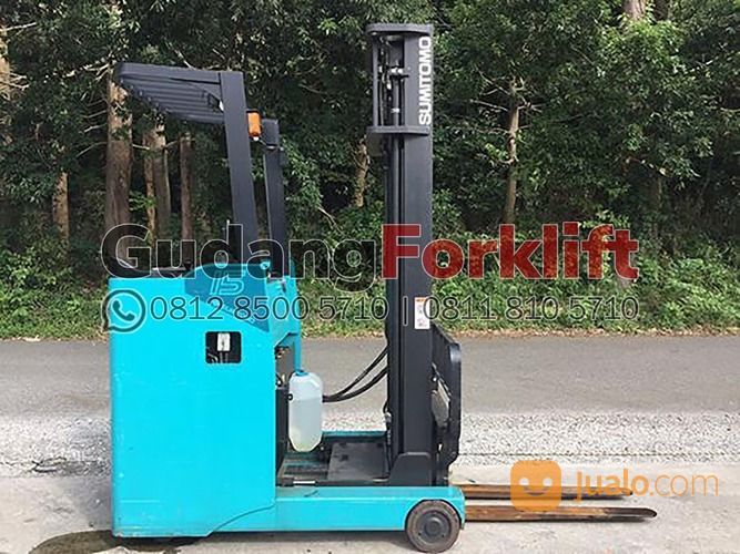 Sumitomo Forklift Reach Truck Elektrik 1.5 Ton Second Bergaransi di ...