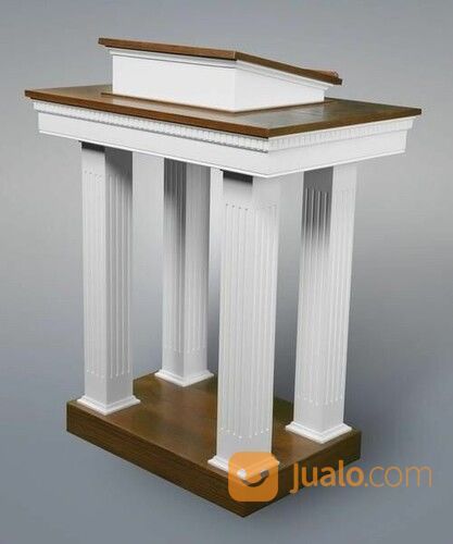 Mimbar Gereja Khutbah Mewah Cat Duco Putih Kode Tjf 831 di Kota Jakarta ...