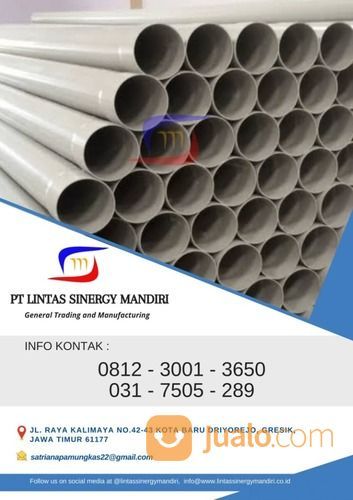 PIPA PVC UKURAN 6 INCH TEBAL READY STOCK MURAH di Kab. Sidoarjo, Jawa ...