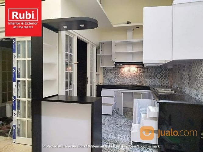 Kitchen Set Minimalis Multiplek Hpl Terbaik Di Surabaya di Kota ...