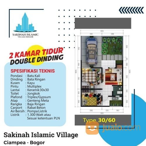Perumahan Sakinah Islamic Village di Kota Bogor, Jawa Barat | Jualo.com