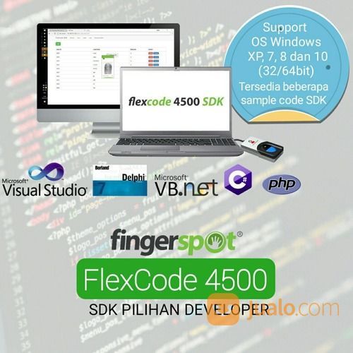 Mesin Absensi Flexcode 4500 SDK Pengembang Promo di Kota Surabaya, Jawa Timur | Jualo.com