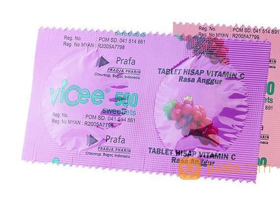 Vicee Vitamin C 500 Mg Tablet Hisap 1 Box Isi 100 Tablet di Kota ...