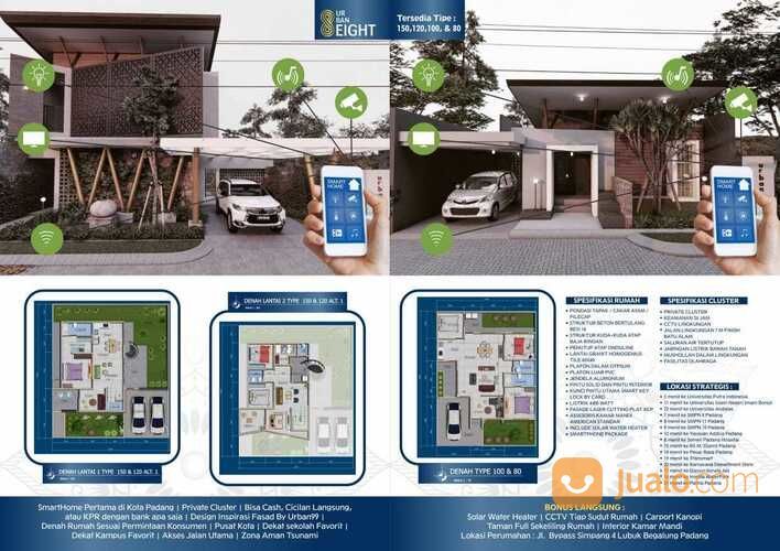 Perumahan Cluster Eklusif Urban Eight, Lubeg, Kota Padang di Kota ...