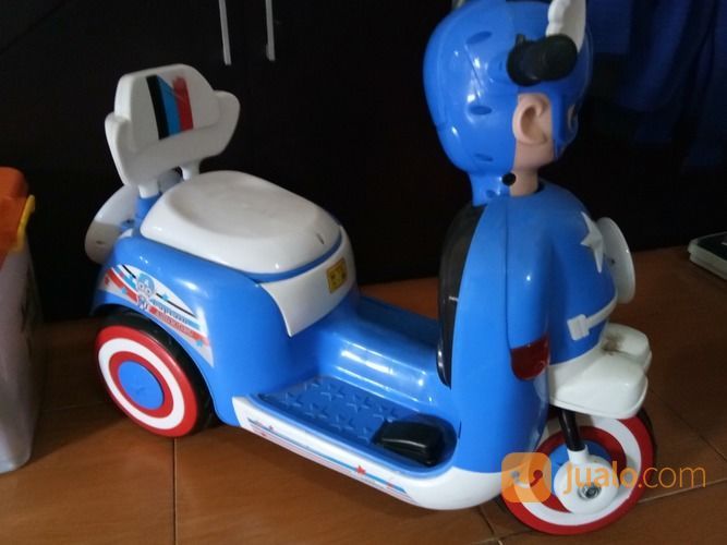 Mainan Anak Motor Listrik AKI Kapten Amerika Bekas Murah di Kota ...
