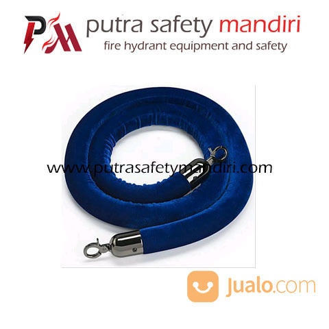 TALI BELUDRU MERAH BIRU PENGHUBUNG BARRIER STAND TIANG ANTRIAN di Kota ...