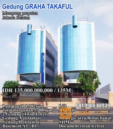 Gedung Graha Takaful (Twin Building) Mewah Dipusat Kota di Kota Jakarta ...