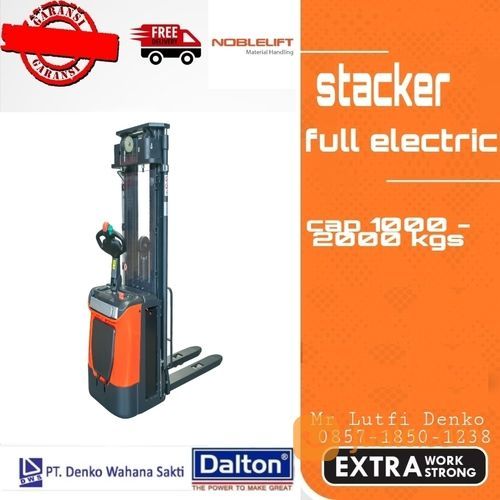 HAND STACKER FULL ELECTRIC NOBLELIFT CAP 1-2 TON PROMO DAN BERGARANSI ...