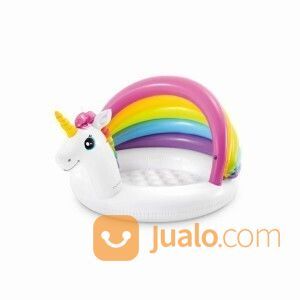Kolam Renang Unicorn Baby Pool Intex 57113 Murah Asli Atap Bola Air di ...