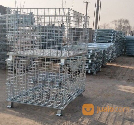 PALLET MESH - NICKTAINER DALTON - KERANJANG BESI SEDIA MODIFIKASI RODA ...