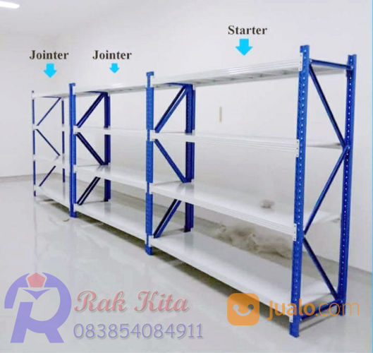 RAK GUDANG BESI BAJA TINGGI 2 METER di Kab. Tangerang, Banten | Jualo.com