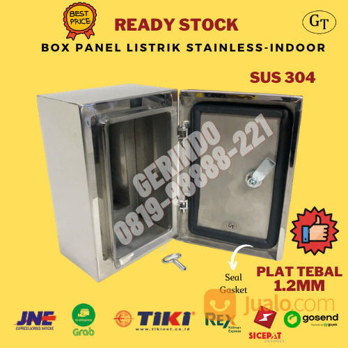 Box Panel Listrik Stainless Steel 30x20x15cm SUS304 1.2mm Mirror - GT ...