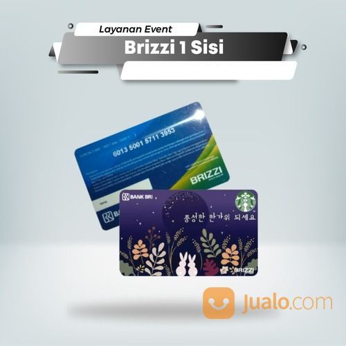 Custom Brizzi Card 1 Sisi Bisa Cetak Desain Sendiri di Kota Jakarta ...
