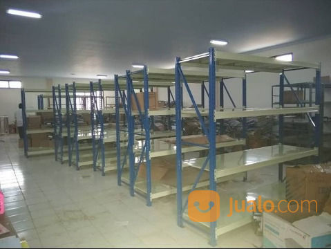 Rak Gudang/ Rak Besi Baja/ Rak Bengkel/ Rak Pabrik Kap 500 Kg Perlevel ...
