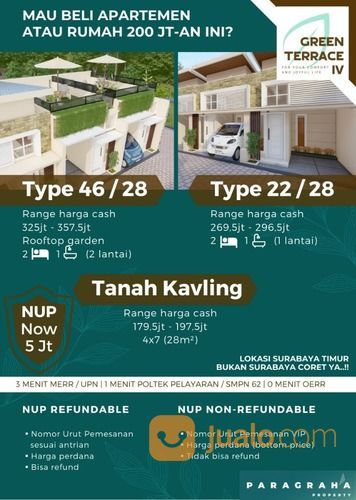Perum Green Terrace IV Surabaya Timur di Kota Surabaya, Jawa Timur ...