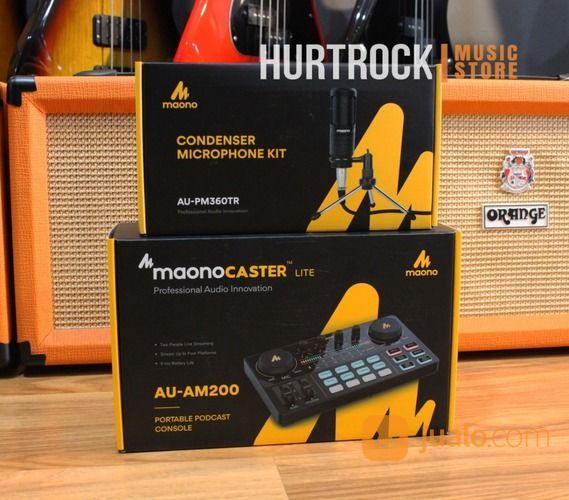 MAONOCASTER Lite AU-AM200 Mic MAONO AU-PM360TR Paket Studio Bundle di ...