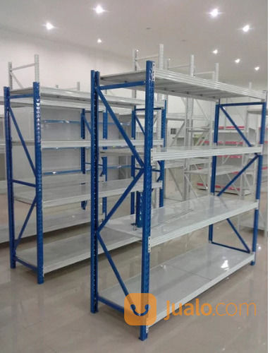 Rak Gudang /Rak Toko/ Rak Besi Baja/ Rak Serbaguna Kap 250 Kg Perlevel ...