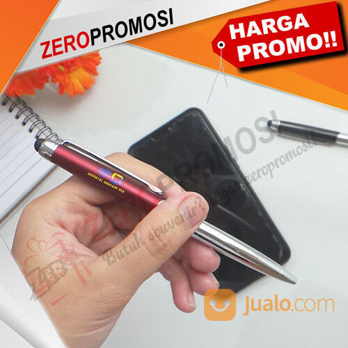 Souvenir Pen Besi Eksklusif Dengan Stylus Kode 838 Polos di Kota ...