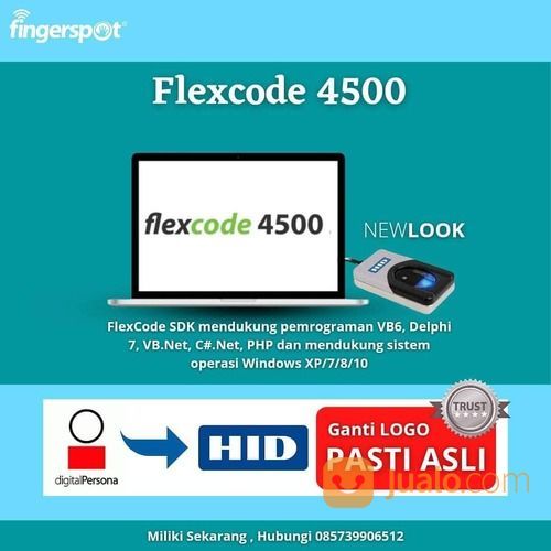 Flexcode 4500 UareU Bisa Terintegrasi Aplikasi BPJS Kesehatan di Kota Denpasar, Bali | Jualo.com