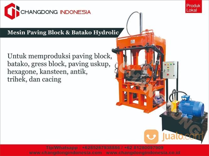 Mesin Cetak Paving Block Dan Batako Model Hydrolik di Kota Bekasi, Jawa ...