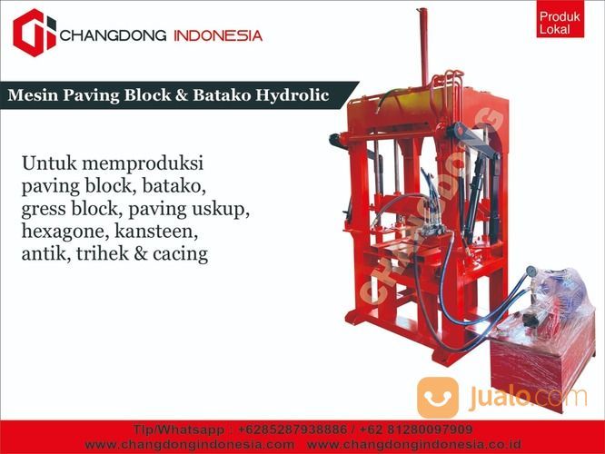 Mesin Cetak Batako Model Hydrolik di Kota Bekasi, Jawa Barat | Jualo.com