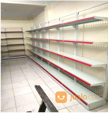 Rak Supermarket SINGLE 5 Level Kapasitas 40 Kg Perlevel Tinggi 2 Meter ...