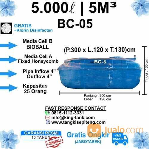 Bio Septictank 5000 L / 5M3 (BIOFIL-BIOTECH-BIOTANK) di Kota Jakarta ...