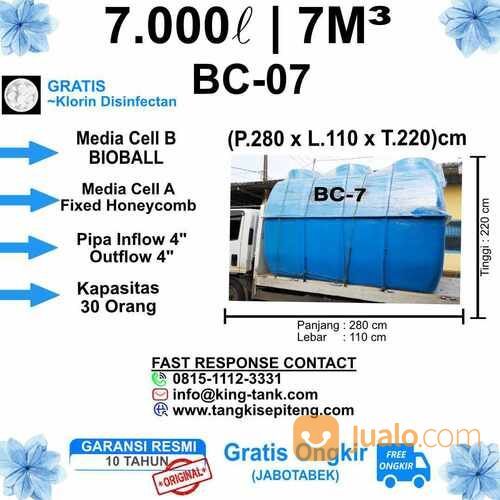 Bio Septictank 7000 L / 7M3 (BIOFIL-BIOTECH-BIOTANK) di Kota Jakarta ...