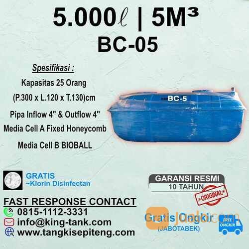 BIOTANK BIOTECH Anaerobic 5000L / 5m3 BIOFILL-BIOTECH-SEPTICTANK di ...