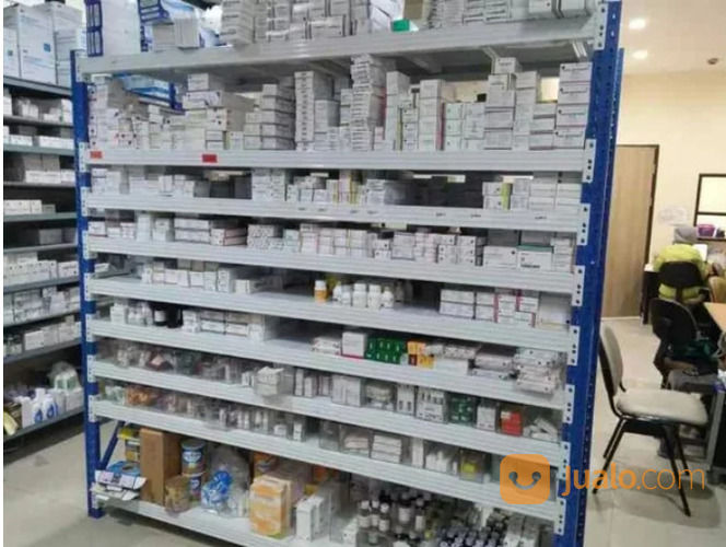 Rak Gudang Farmasi / Rak Toko / Rak Serbaguna Kapasitas 250 Kg Perlevel ...