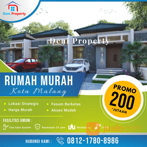 Promo Rumah Baru Dekat Kampus UM 2 Green Pule di Kota Malang, Jawa ...