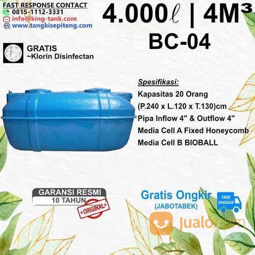 Horisontal Tangki SEPTICTANK Horisontal 4000L/4m3 BIOTECH-BIOTANK di ...