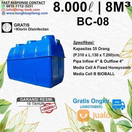 Horisontal Tangki SEPTICTANK Horisontal 8000L/8m3 BIOTECH-BIOTANK di ...