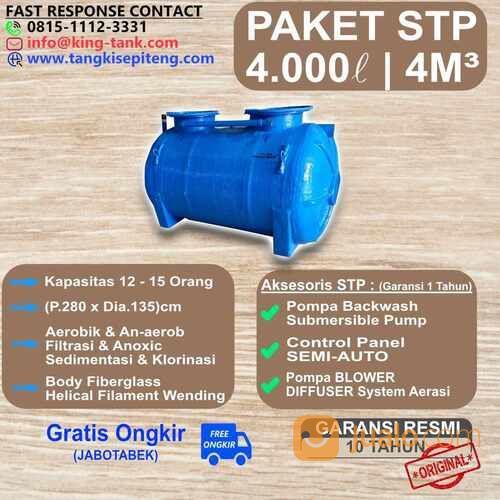 Tangki STP BIOTECH BIOFILTER Set Lengkap 4000L / 4M3 di Kota Jakarta ...