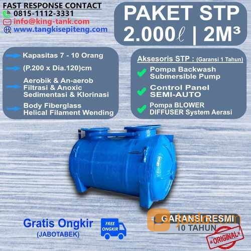 Paket STP BIOTECH BIOTANK 2000 Liter / 2m3 di Kota Jakarta Barat, DKI ...