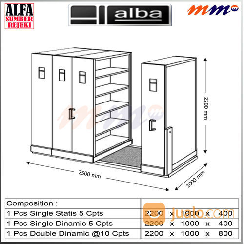Mobile File Alba 20 Compartment, MF 4-22 ALBA di Kota Surabaya, Jawa ...