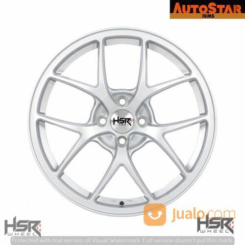 VELG HSR Wurzburg F1 R17 Pcd 4X100 Lebar 7 ET 45 Silver di Kota Jakarta ...