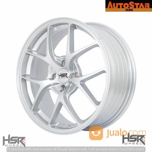 VELG HSR Wurzburg F1 R17 Pcd 4X100 Lebar 7 ET 45 Silver di Kota Jakarta ...