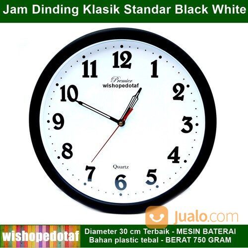 Jam Dinding Bulat Terbaru Black White di Kota Jakarta Pusat, DKI ...