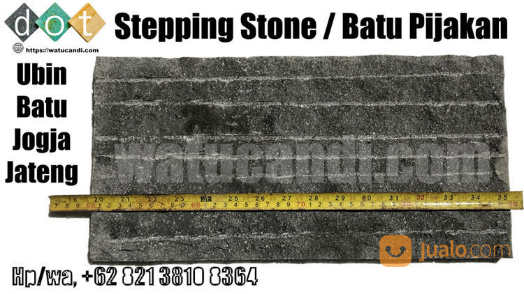 Tegel / Paving Batu Gunung Merapi Kasar Datar Alami. di Kota Jakarta ...