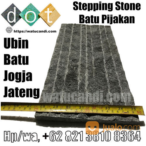 Tegel / Paving Batu Gunung Merapi Kasar Datar Alami. di Kota Jakarta ...