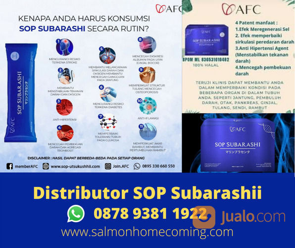 SOP Subarashi Paten - WA 0878 9381 1922 - SOP Subarashi Original di ...