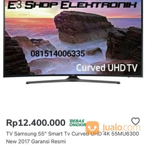 Second Tv Samsung 55 Smart TV Curved UHD 4K 55MU6300 Milik Pribadi ...