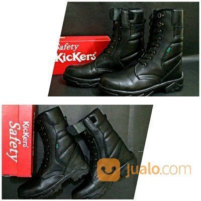 SEPATU PDL TNI POLRI SECURITY SATPAM ORMAS / SEPATU TOURING BIKERS ...