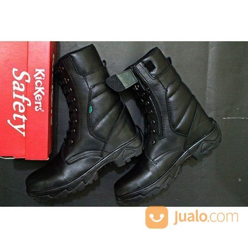 SEPATU PDL TNI POLRI SECURITY SATPAM ORMAS / SEPATU TOURING BIKERS ...